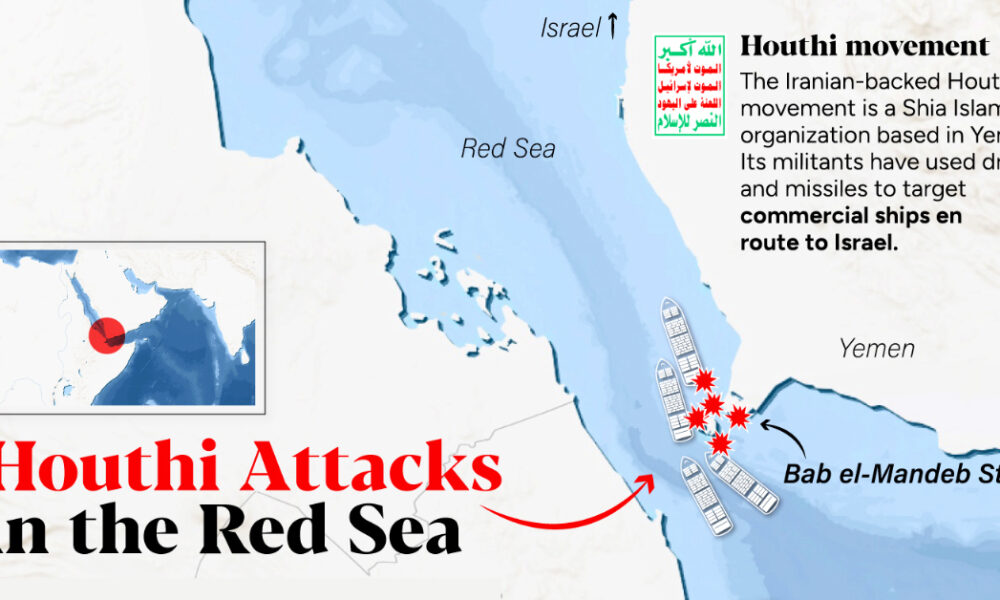 MARINE ACCIDENT : RED SEA CRISIS – Houthis Launch Rockets And Drones At ...
