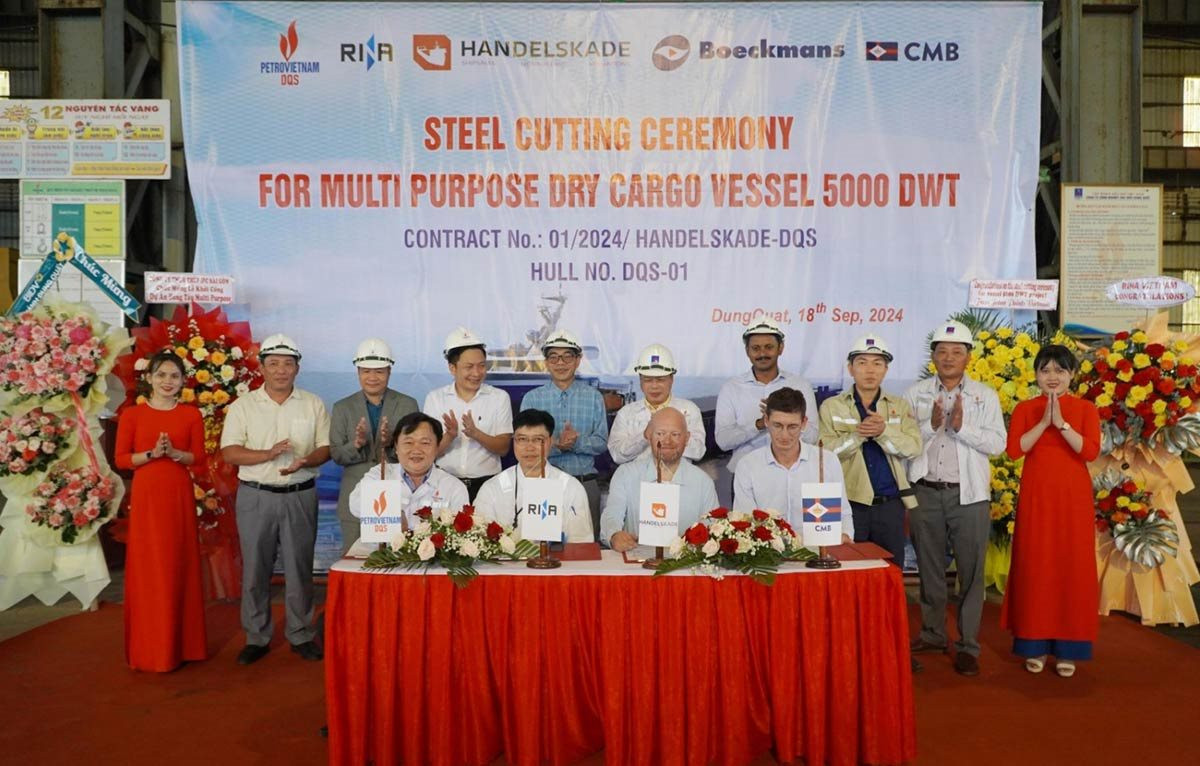 SHIPBUIDING INDUSTRY : VIETNAM – Dung Quat Shipyard (DQS) Has Just ...