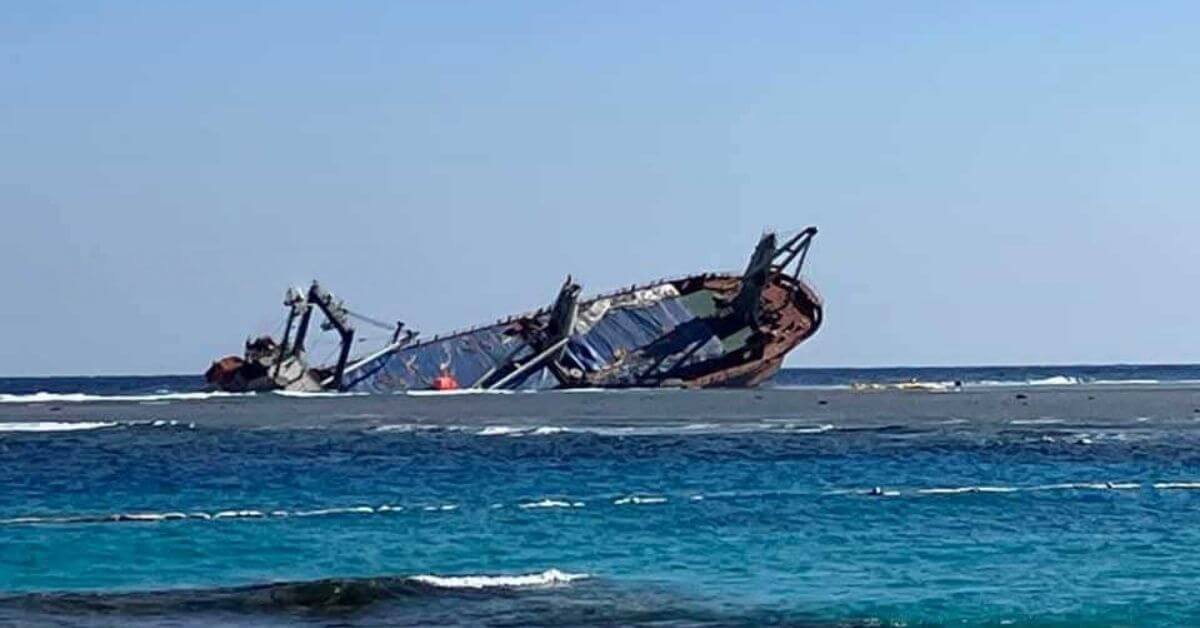 MARINE POLLUTION : EGYPT – MV. VSG GLORY Grounded And Sinks Off Egypt’s Red Sea Coast ...