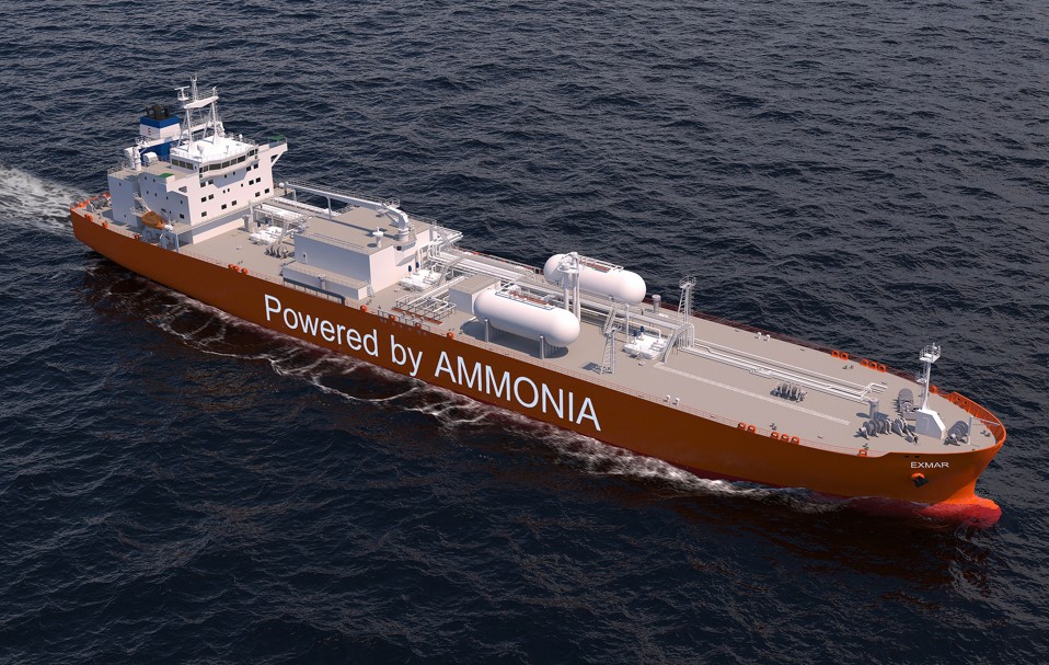 SHIPBUIDING INDUSTRY : EXMAR – First Ammonia-Powered Ship Undergoes ...